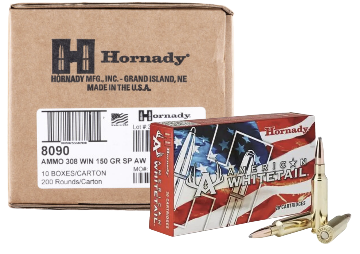Hornady 8090 American Whitetail 308 Win 150 gr InterLock Spire Point ...