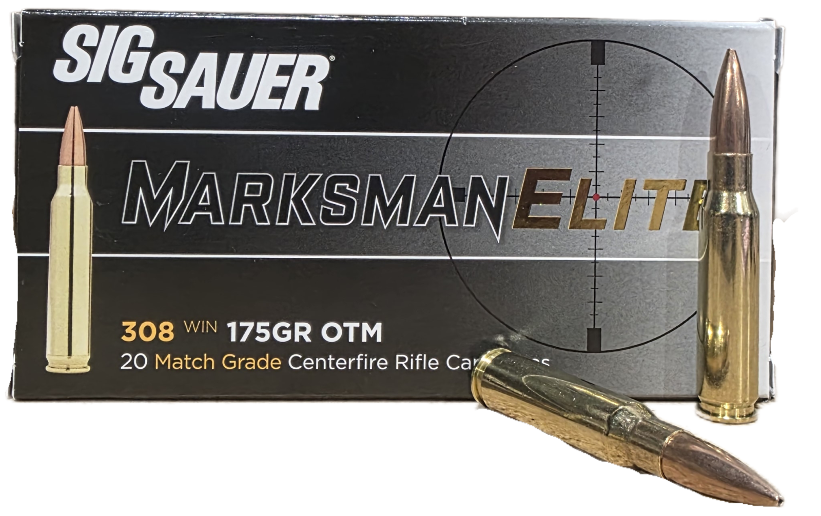 Sig Sauer Marksman Elite .308 175gr OTM 20rd Box- Battlehawk