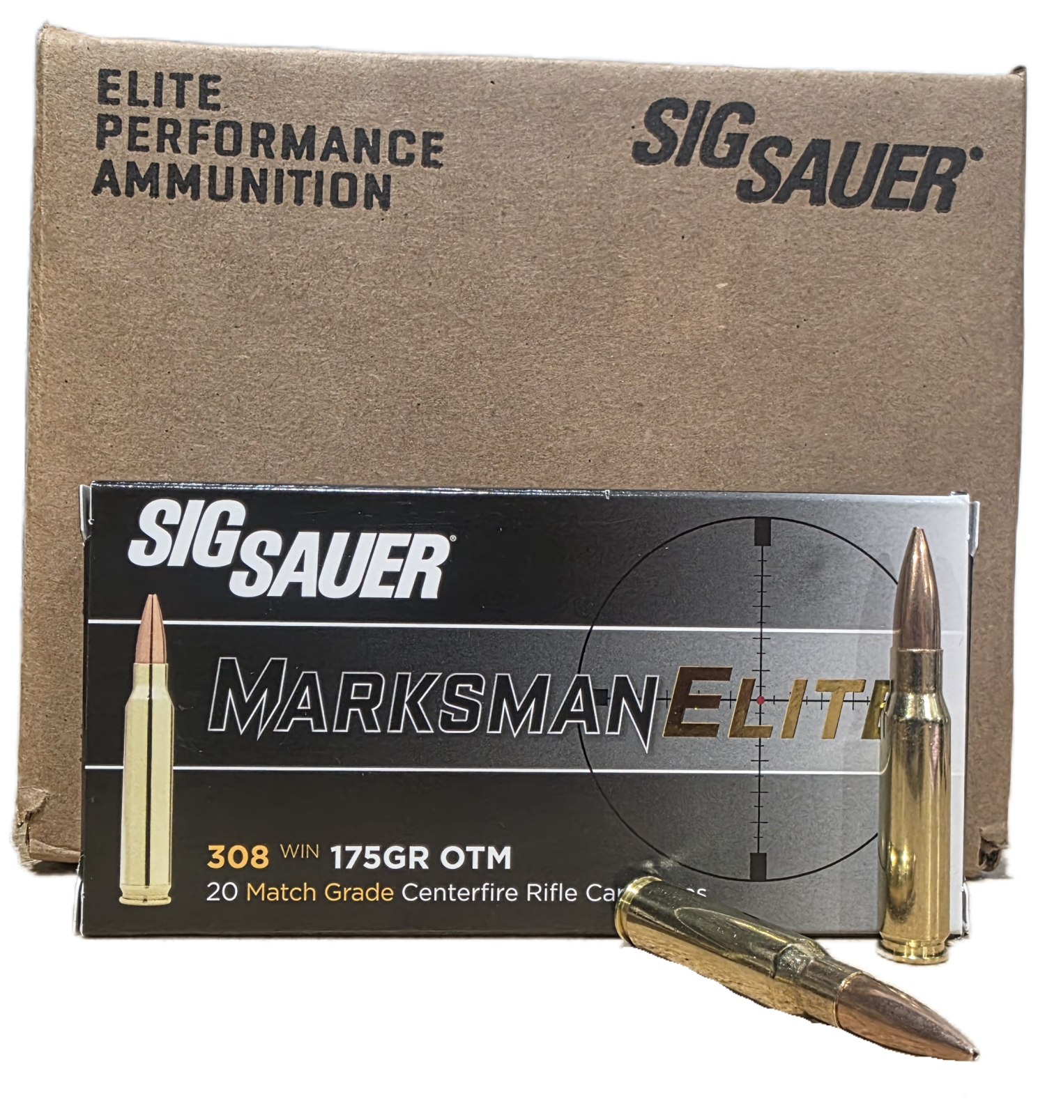 Sig Sauer Marksman Elite .308 175gr OTM 200rd Case