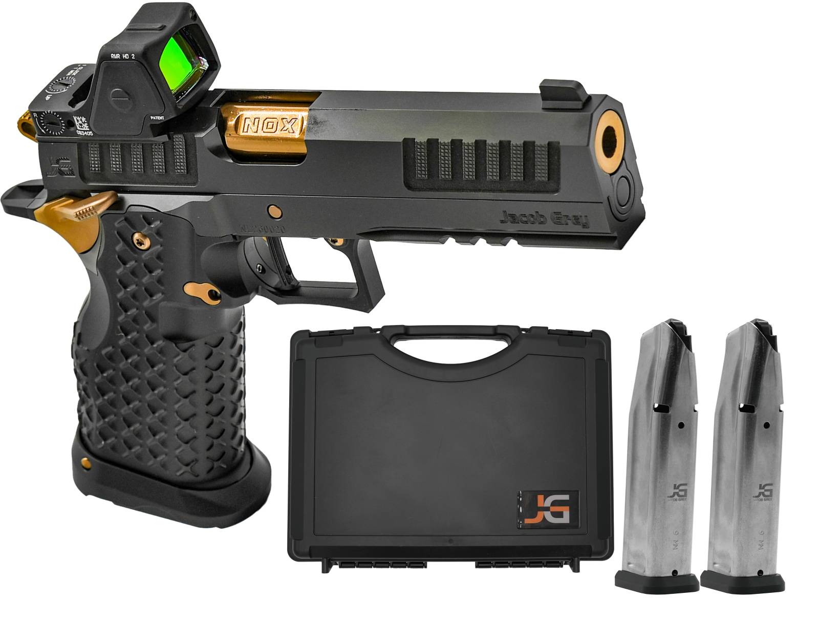 Jacob Grey Nox 9 Limited 9mm w/ Trijicon RMR HD- Battlehawk
