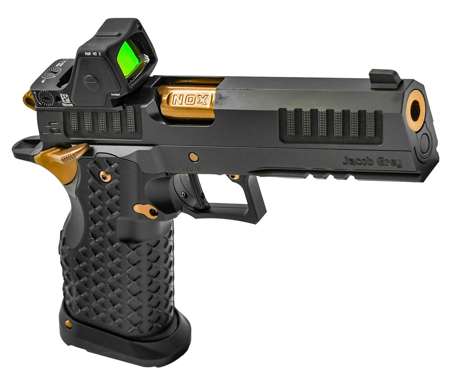 Jacob Grey Nox 9 Limited 9mm w/ Trijicon RMR HD- Battlehawk