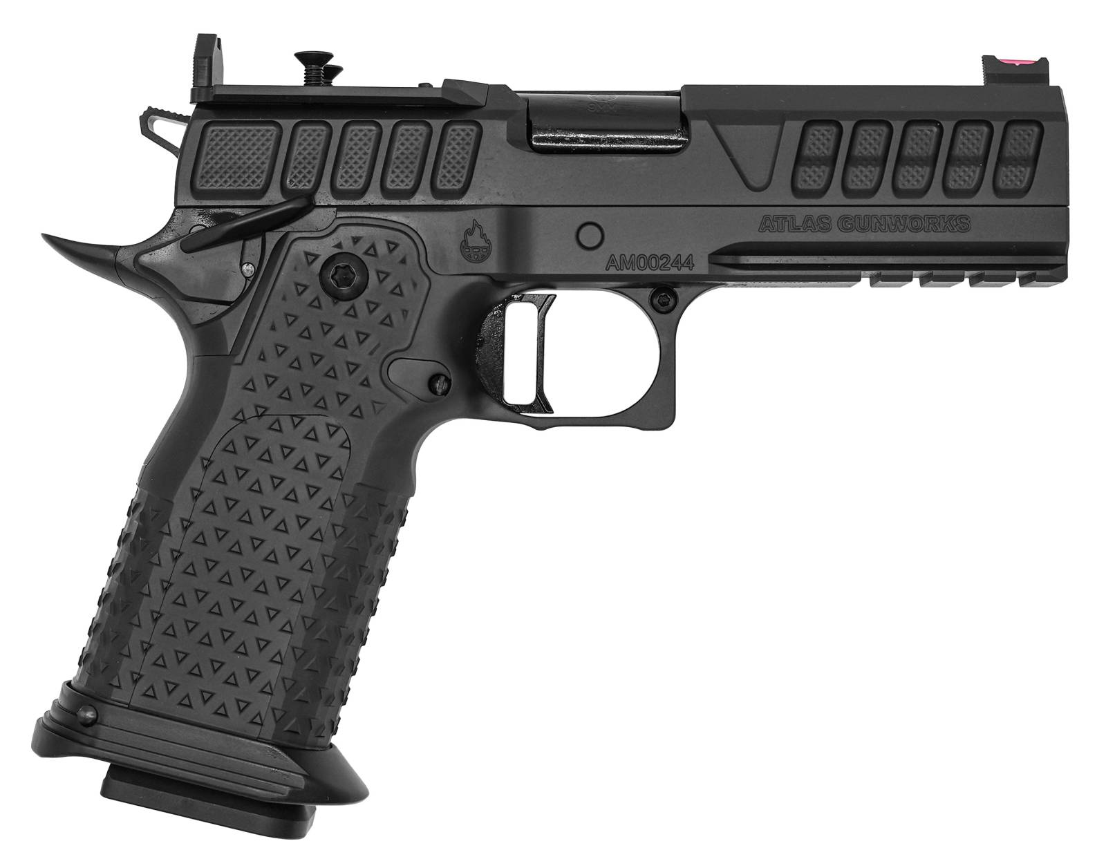 Atlas Gunworks Nyx v3 9mm All Black DLC Pistol - Battlehawk