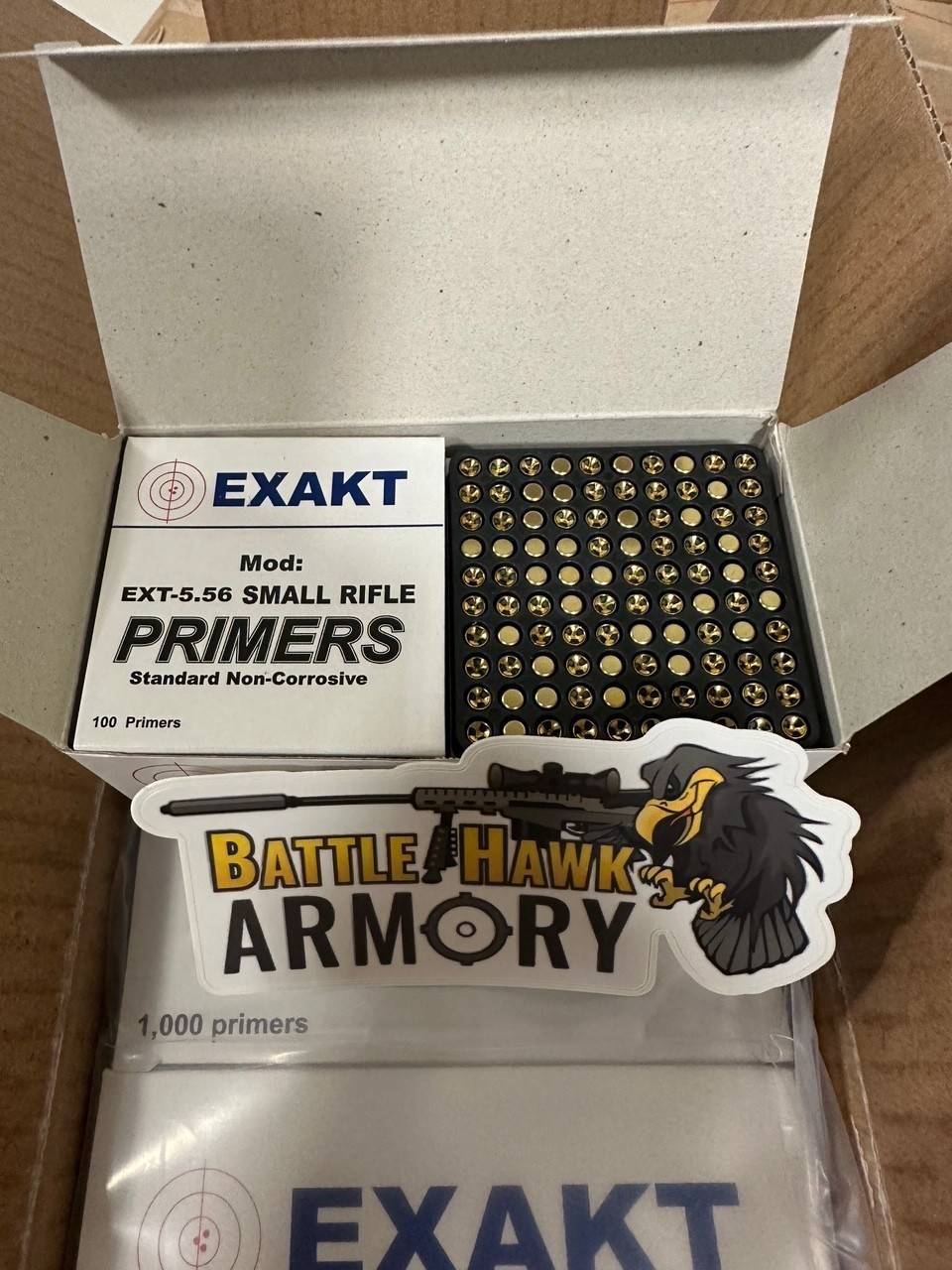 EXAKT Small Rifle Primers – 340,000 Count Pallet w/ FREE SHIPPING ...