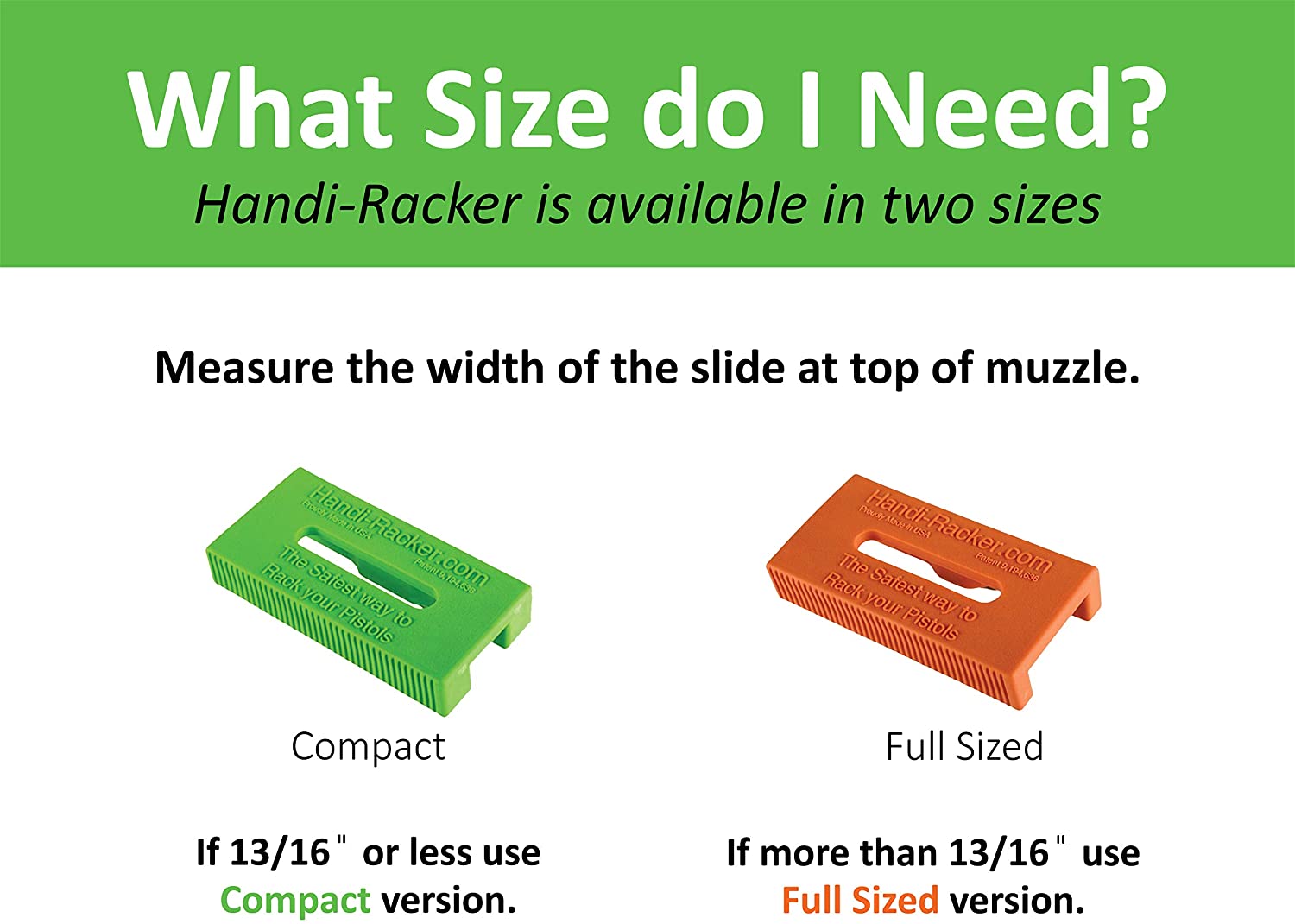 HANDI-RACKER COMPACT Tool to Help Assist in Racking a Pistol - For ...