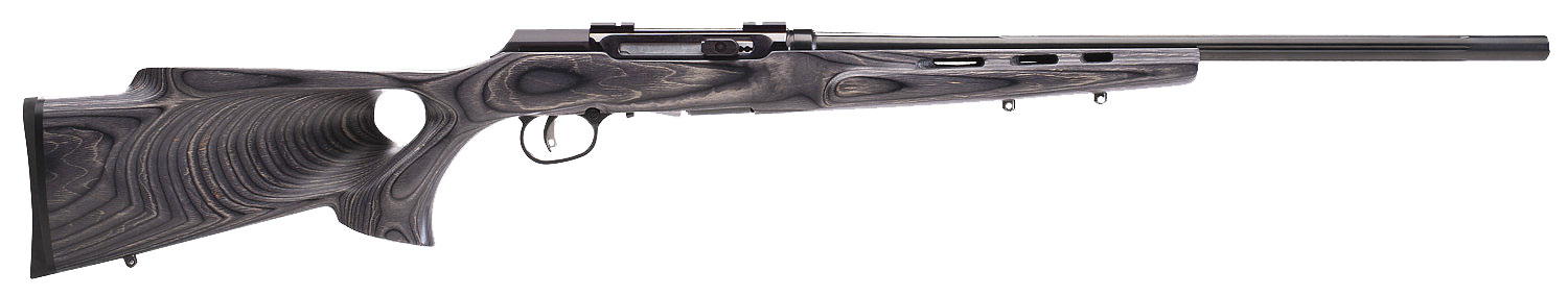 Savage A22 Target 22 LR 10+1 22" Matte Black Fixed Thumbhole Stock ...