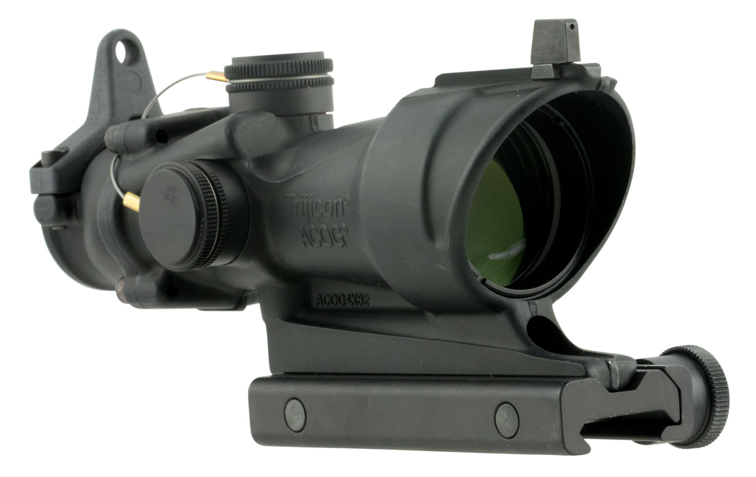 Trijicon 100091 ACOG 4x 32mm Obj 36.80 ft @ 100 yds FOV Matte Black ...
