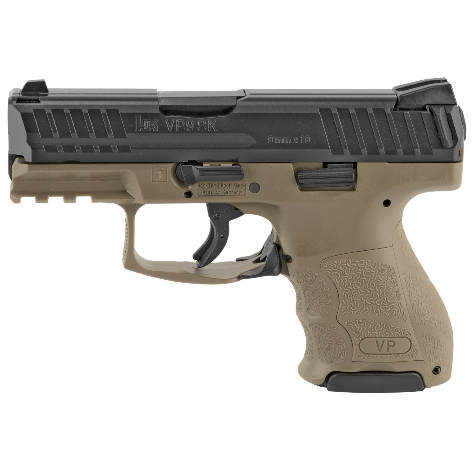 HK 81000291 VP9 SK 9mm Luger 3.39" (1) 10+1 (1) 13+1 Black Steel Slide ...