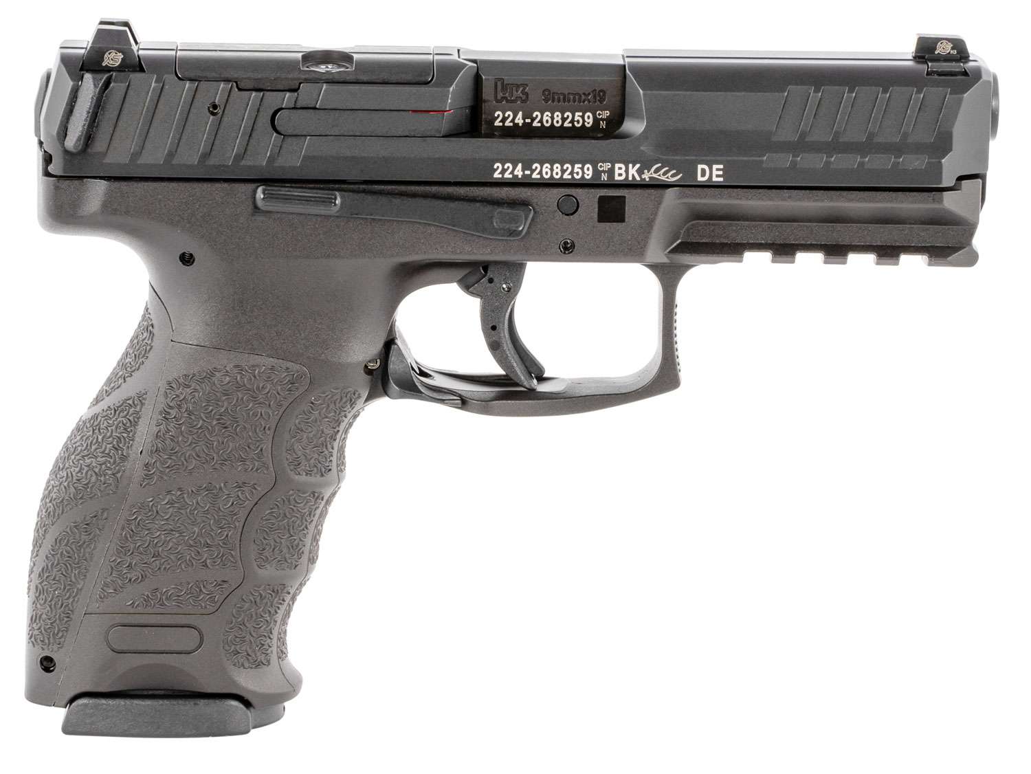 HK 81000485 VP9 Optics Ready 9mm Luger 4.09" 10+1 Black Black Steel ...