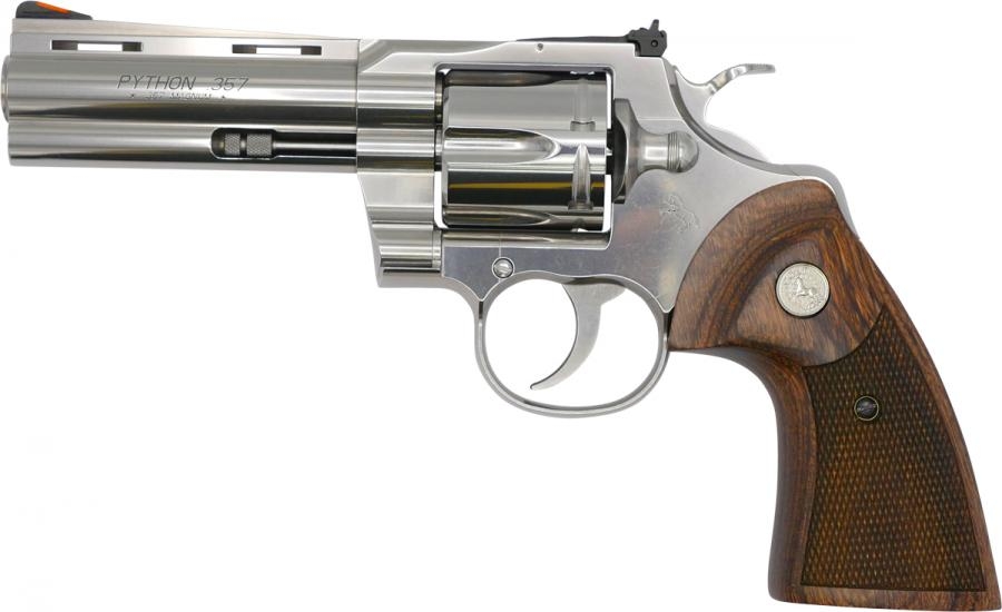 Colt Python 357 MAG 4.25" 6 Round Stainless Steel FACTORY BLEMISHED ...