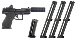 Taurus TX22 Compact T.O.R.O. 22 LR 2x13rd, 3x 34rd, 3.6" Threaded ...