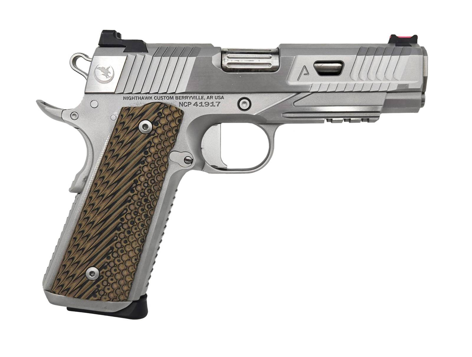 USED Nighthawk Agent 2 Commander 1911, .45acp, 4.25" Barrel, 2- 8rd ...